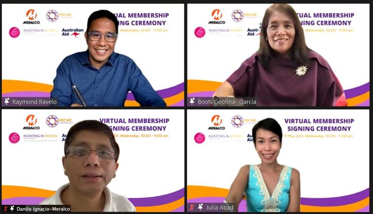 MERALCO and the Philippine Business Coalition for Women Empowerment ink ...