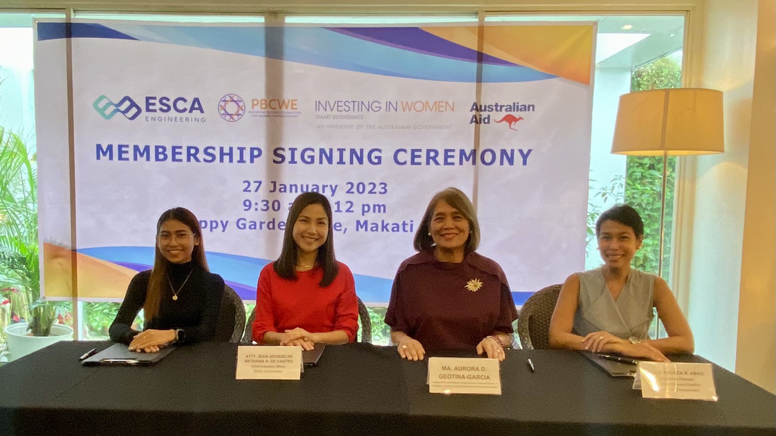 ESCA Incorporated joins the pioneer Business Coalition for Workplace ...